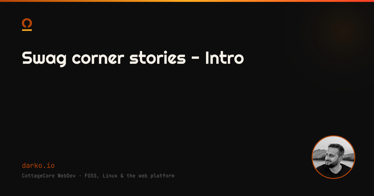 Swag corner stories - Intro