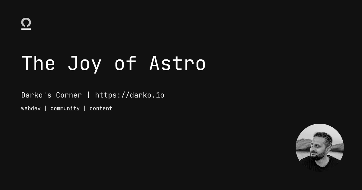The Joy of Astro